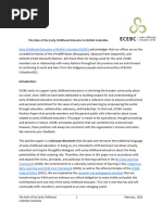 CECE Code of Ethics and Standards of Practice For RECEs in Ontario ...