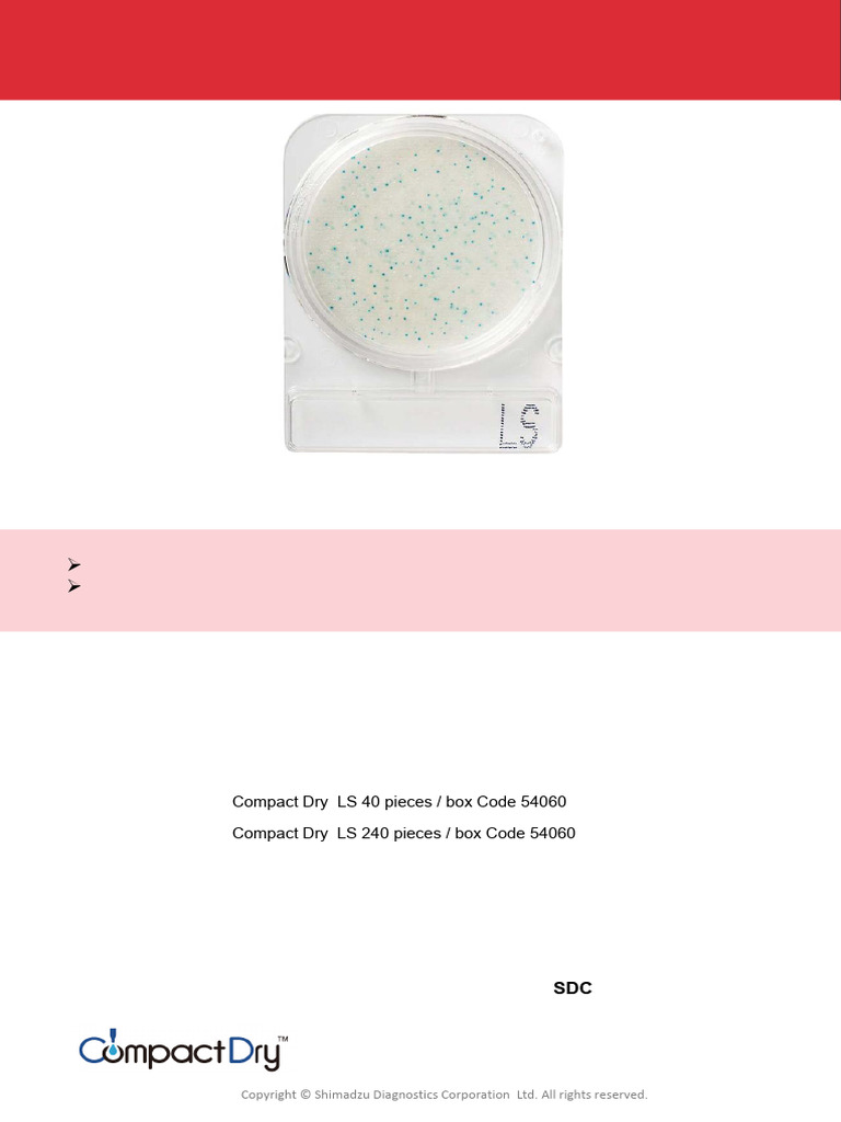 CompactDryTM LS Listeria Test Dish | PDF