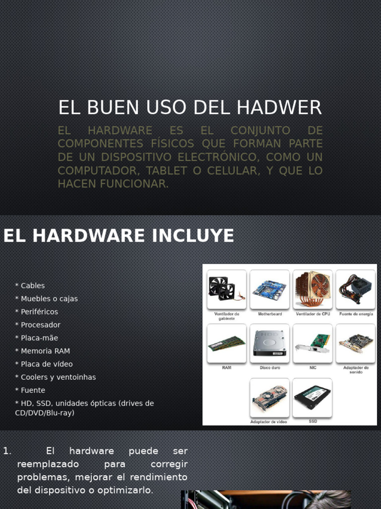 Proyecto Buen Uso Del Hardware | PDF | Tecnología
