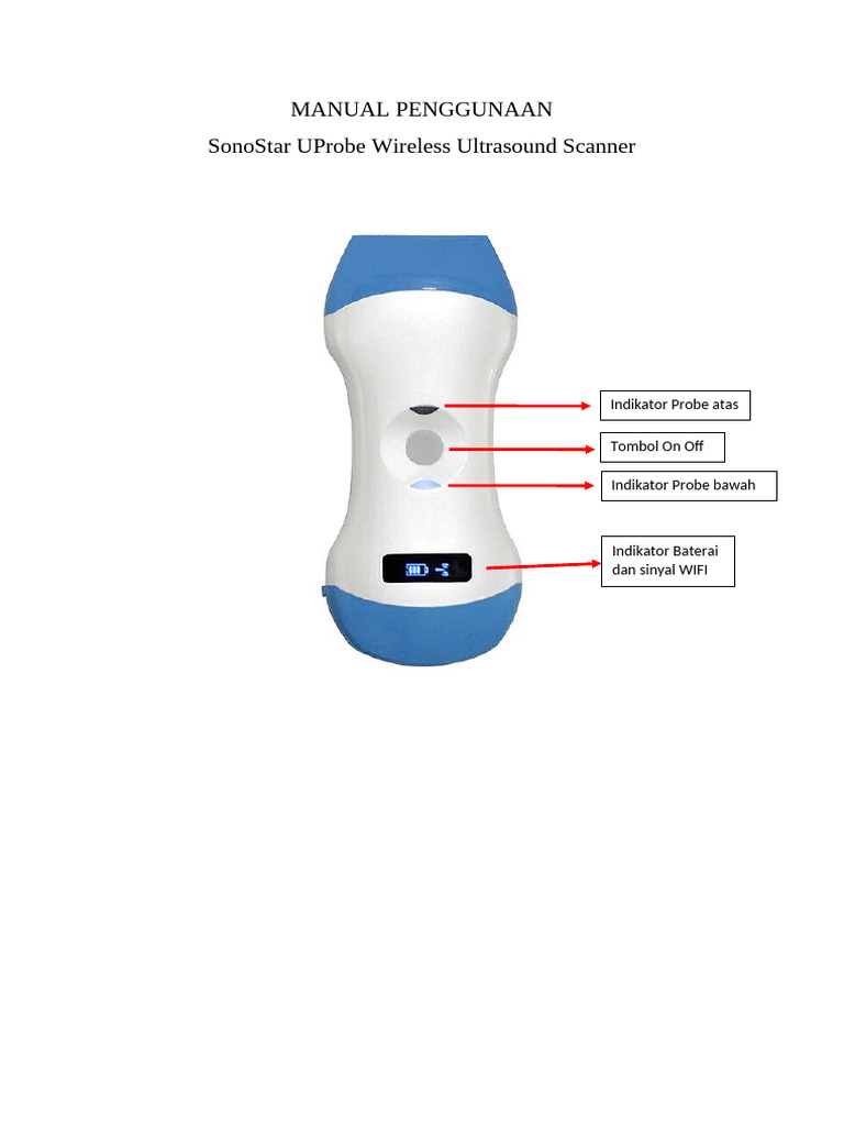 Manual Penggunaan USG Portable | PDF | Sains & Matematika | Komputer