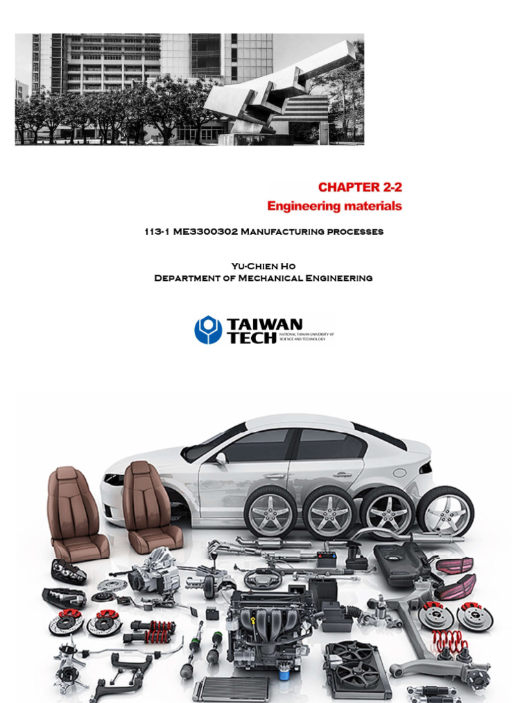 113-1 製造學 講義CH2-2 CH3-1 | PDF | Deformation (Engineering) | Strength Of ...