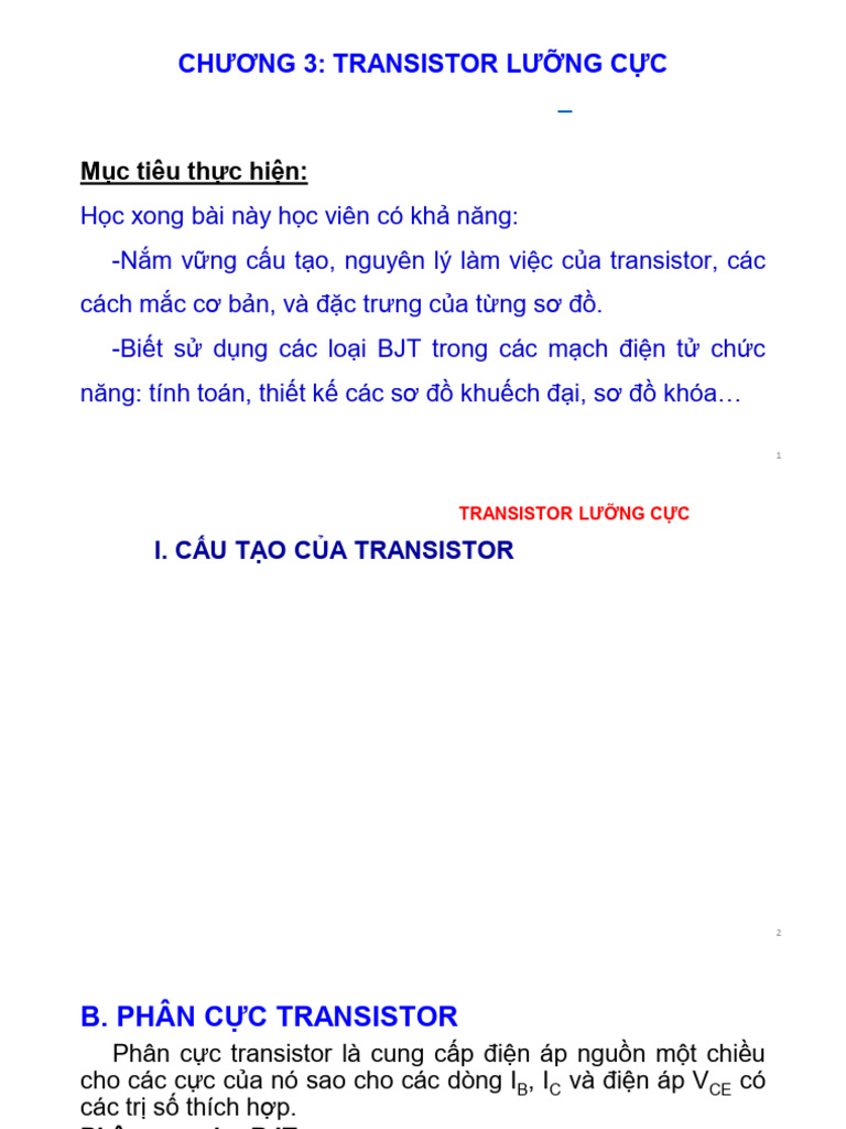 Chuong-3-P2 PHAN CUC BJT | PDF