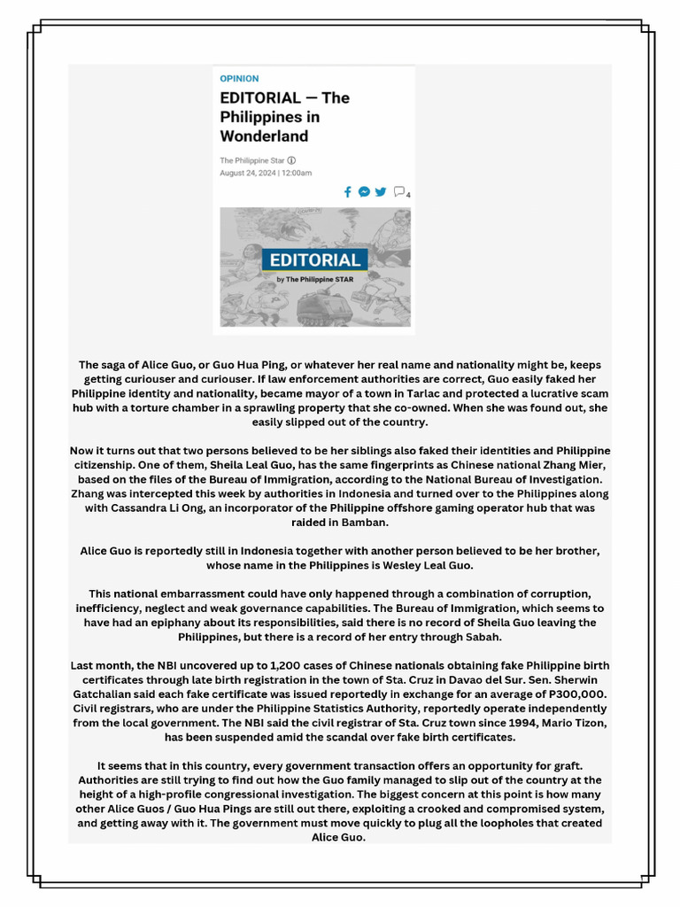 White and Black Minimalist Simple Page Border | PDF