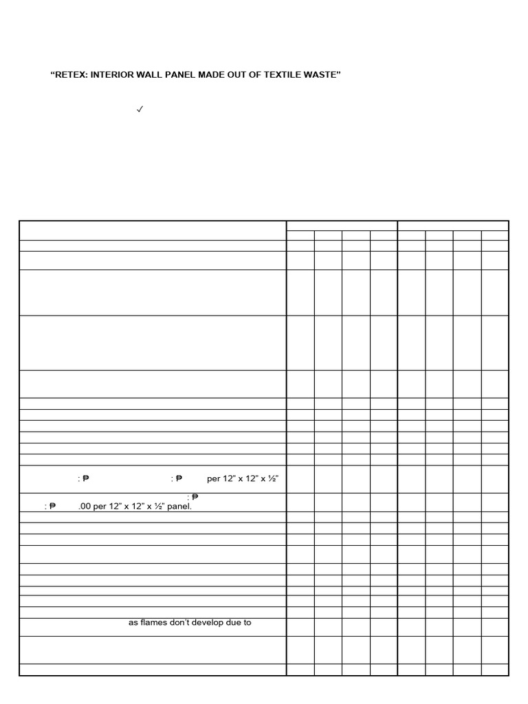 QUESTIONNAIRE | PDF | Materials