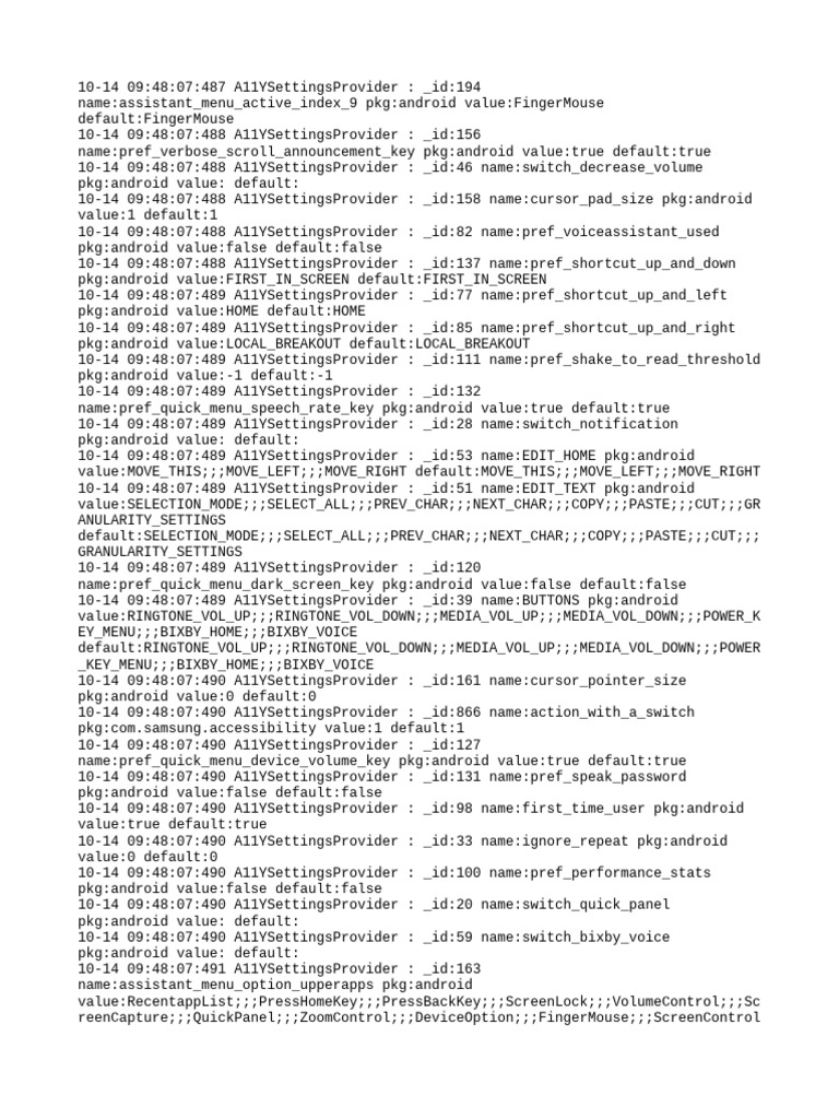 A11yprovider Log | PDF | Smart Devices | System Software