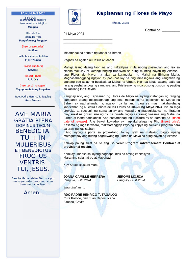 (NEW) Souvenir Program 2024 | PDF