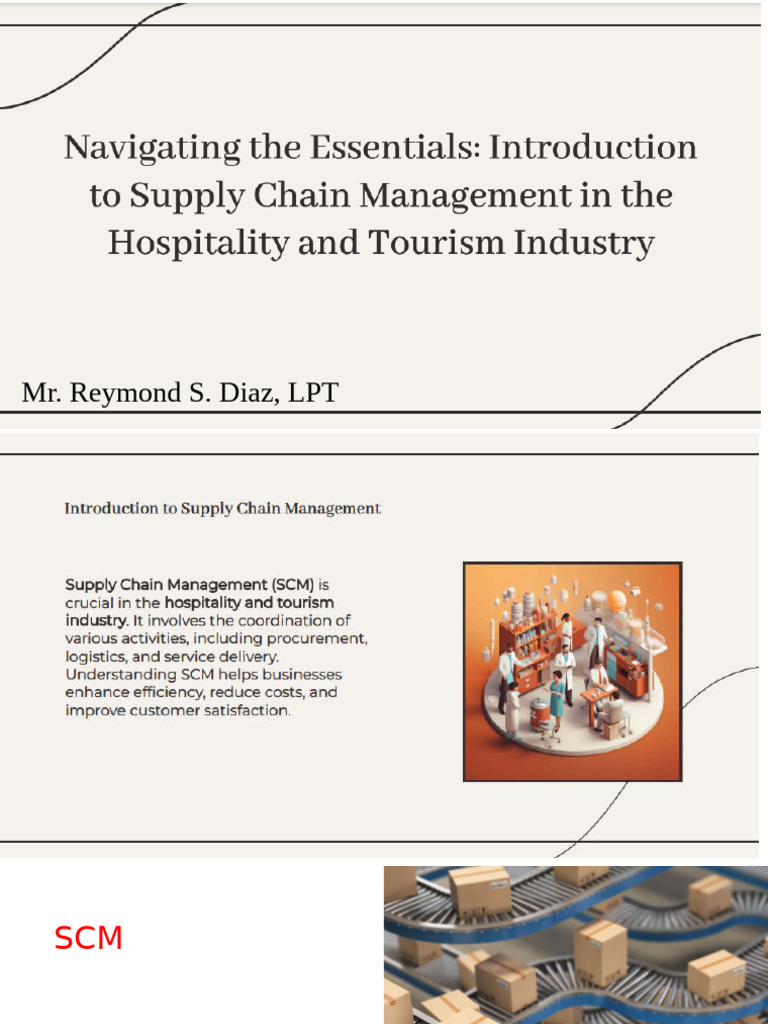 Hmpc4 Lesson 1 | PDF | Supply Chain Management | Supply Chain