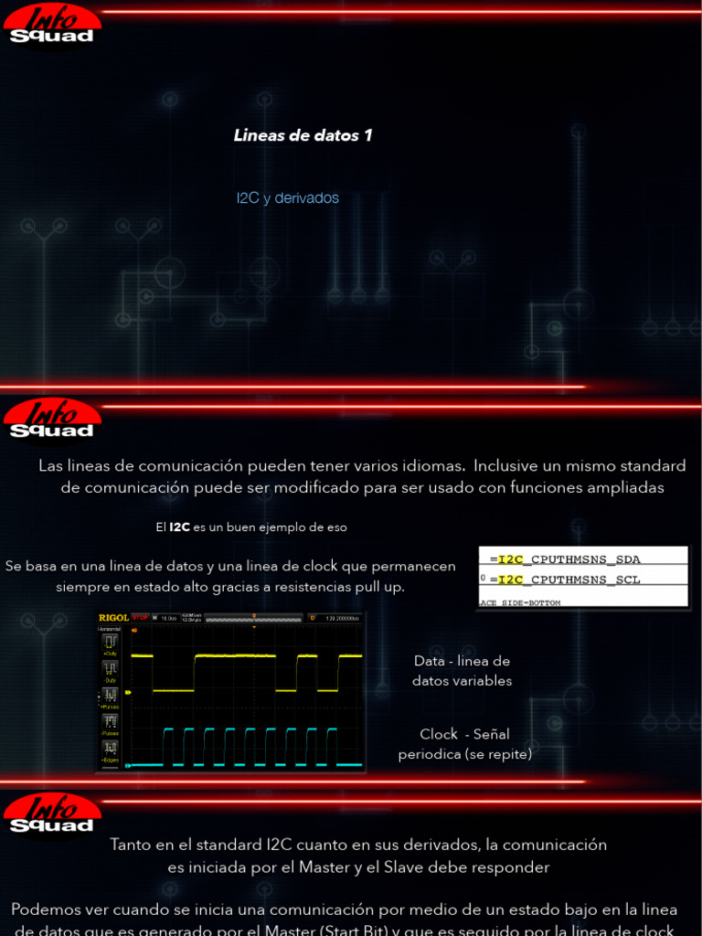 Comunicación y líneas de datos I2C/SPI | PDF | Equipo de oficina ...