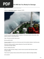 Damage Control Plan PDF | PDF | Ships | Watercraft