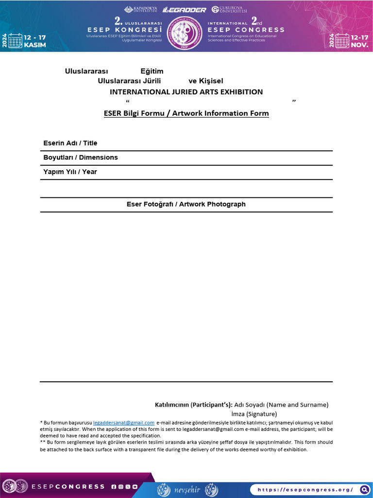 02 ESEP ESERBilgiFormu | PDF
