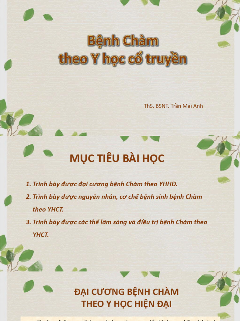 Chàm YHCT | PDF