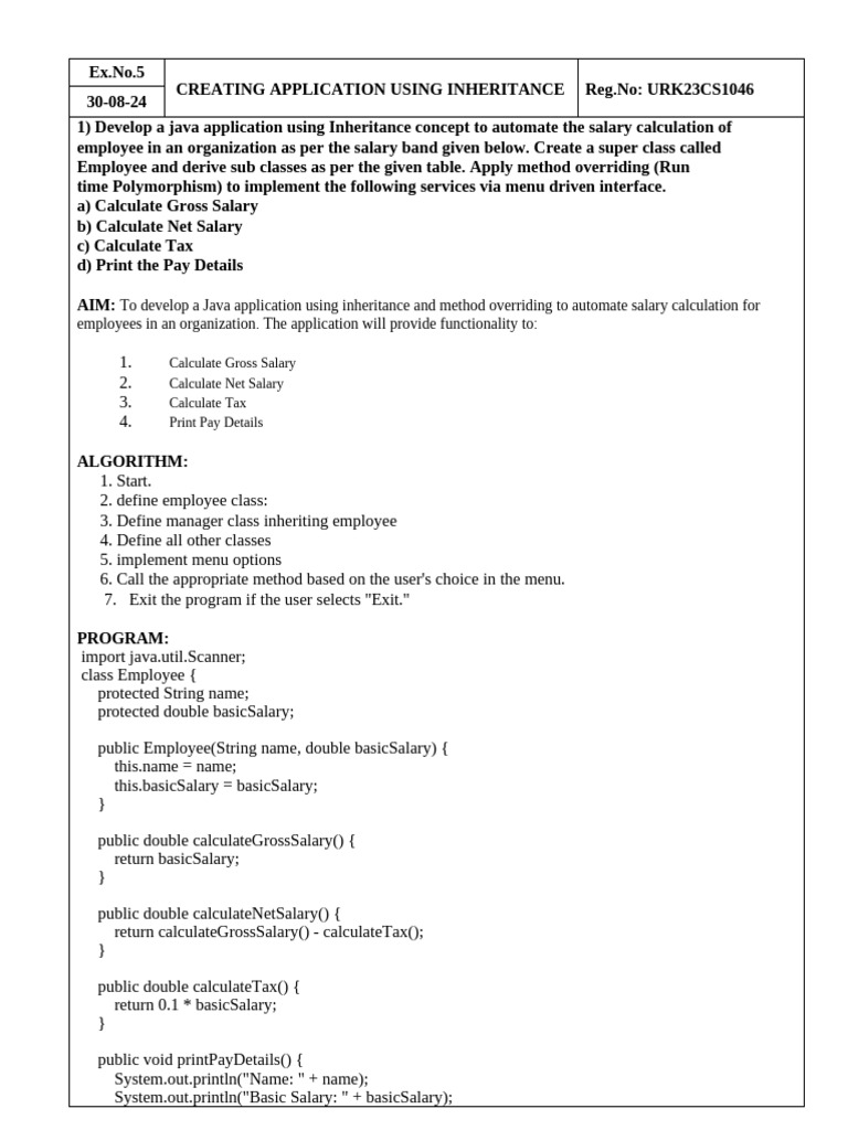 1011 2 | PDF | Inheritance (Object Oriented Programming) | Method (Computer Programming)