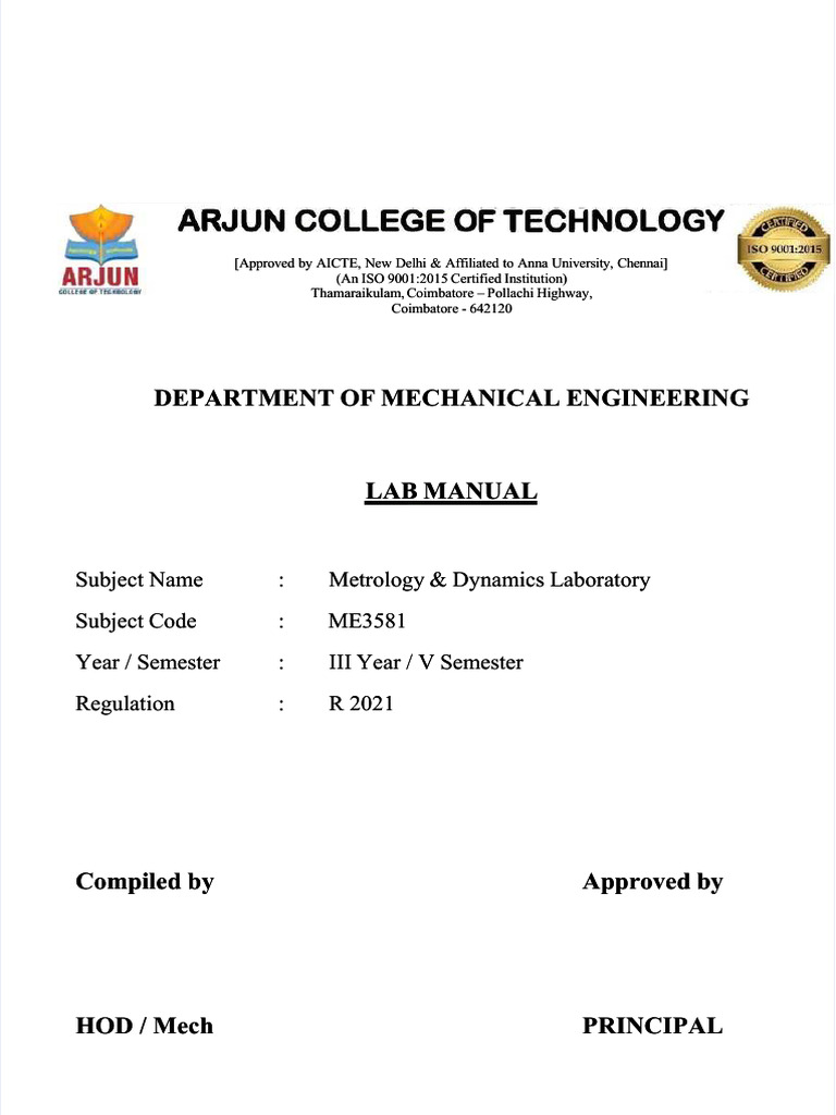 Rjun College of Technology Rjun College of Technology | PDF | Gear | Tools