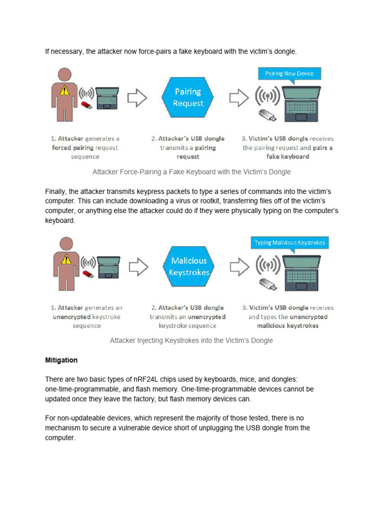 MouseJack Whitepaper v1.1 7 8 | PDF