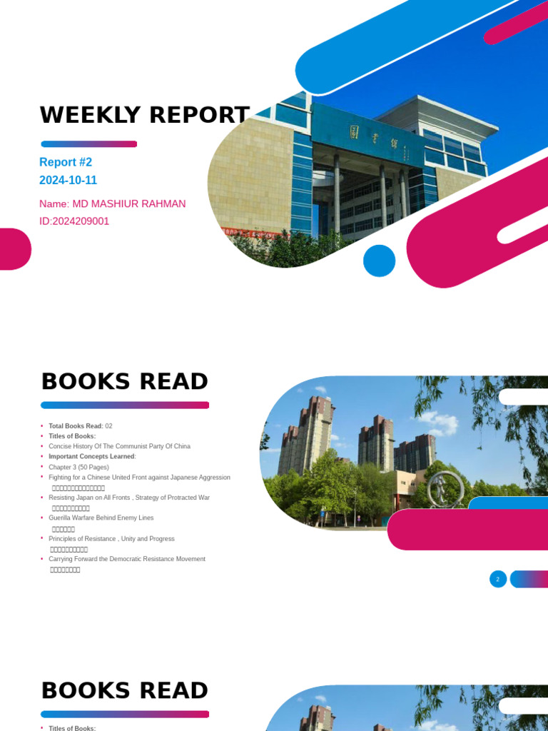 MR Weekly Report 2 | PDF | Three Kingdoms | Romance Of The Three Kingdoms