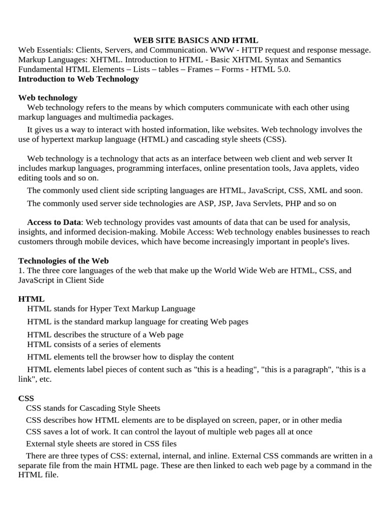 1 | PDF | World Wide Web | Internet & Web