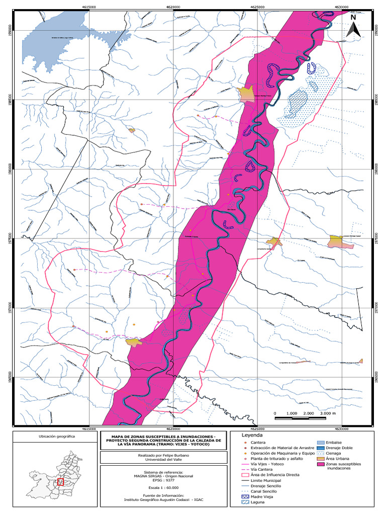 Mapa de zonas de inundaciones | PDF