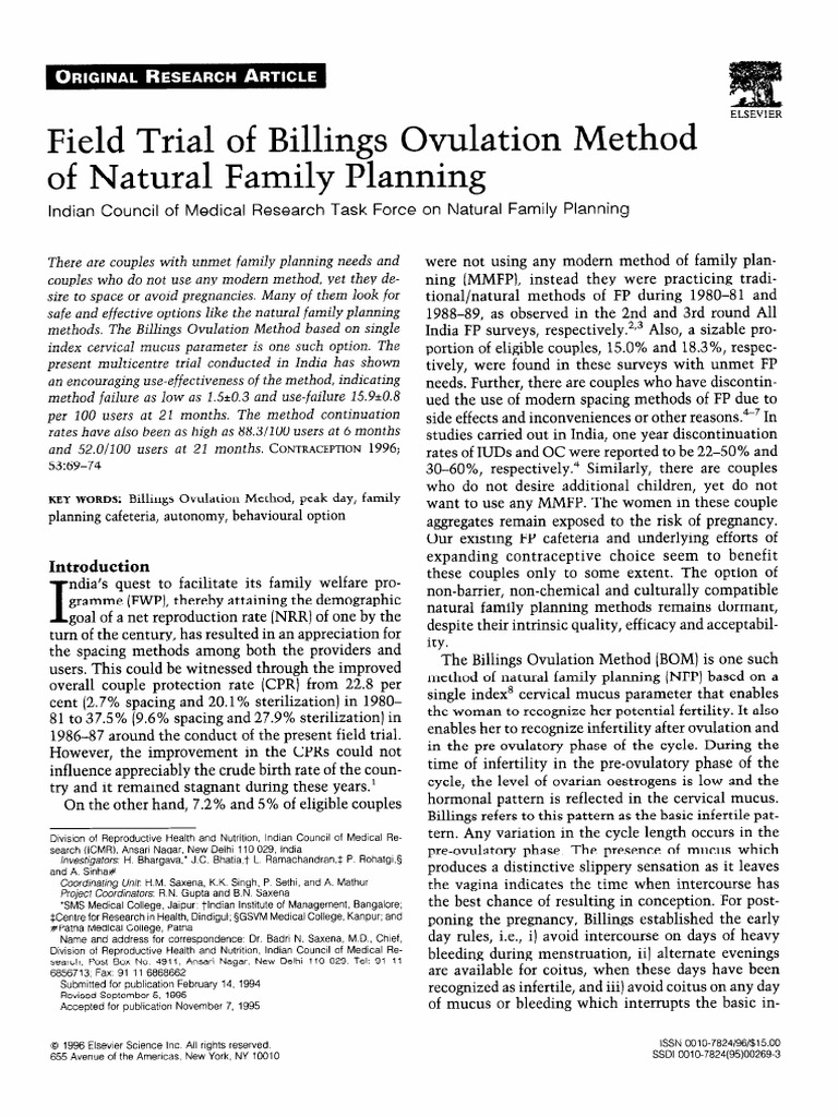 MOB INDIA | PDF | Family Planning | Birth Control