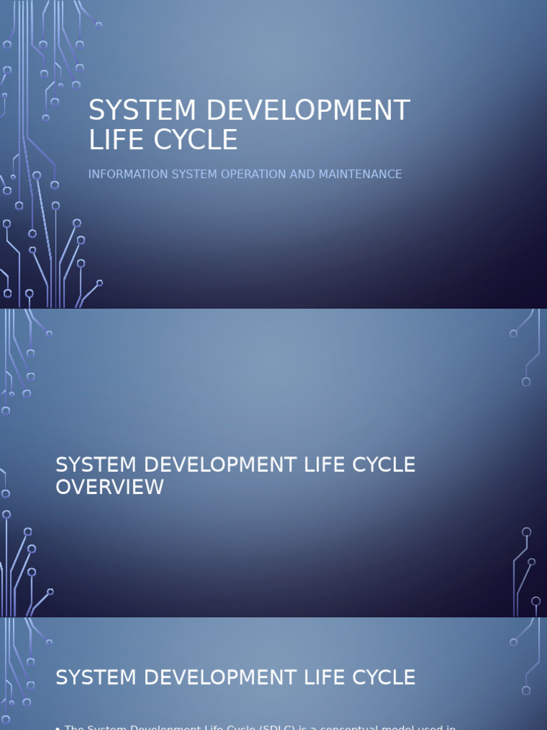 System Development Life Cycle | PDF | Feasibility Study | Software Testing