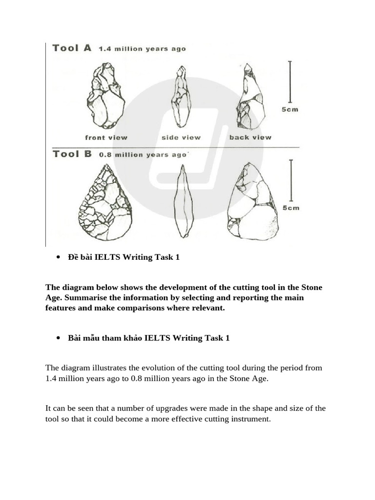 IELTS TASK 1 - STONE | PDF