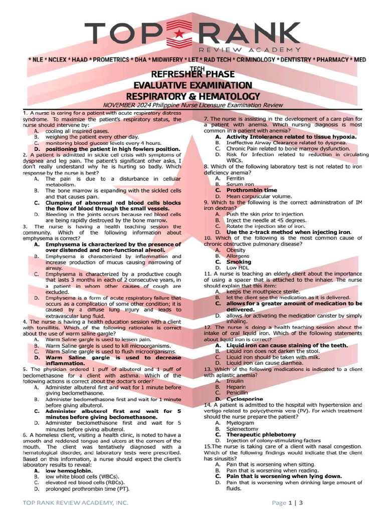 eval-exam-respi-hema-key_1600_pdf.gdrive.vip | PDF