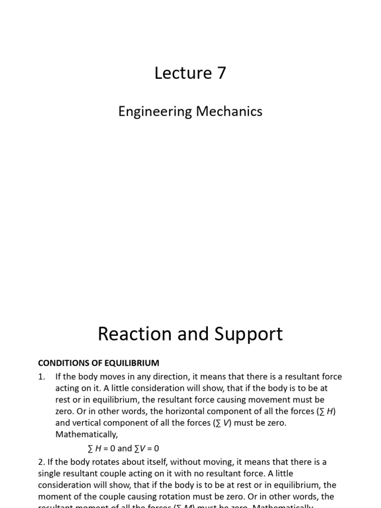 L07-1 | PDF | Force | Pressure