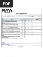 CCTV Maintenance Checklist Form - 15893 | PDF | Camera | Closed Circuit ...