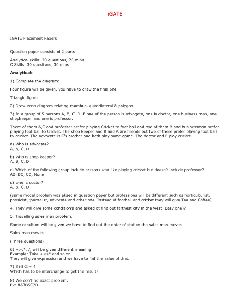 Igate | PDF | C (Programming Language) | Computer Engineering