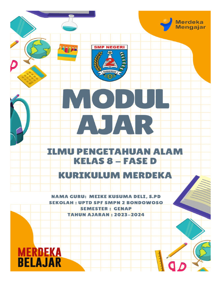 Cover Modul Ajar Ipa | PDF