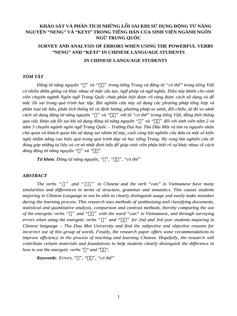 Loi Su Dung Dong Tu Nang Nguyen | PDF
