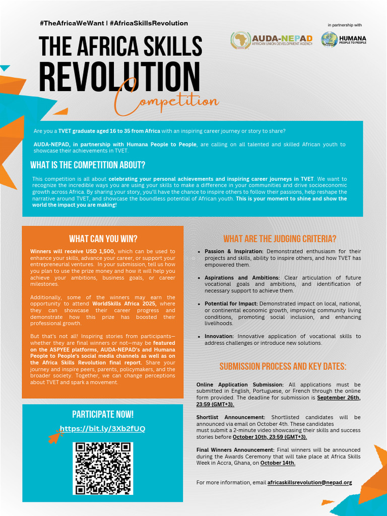 Africa Skills Revolution - Competition | PDF | Career & Growth | Business