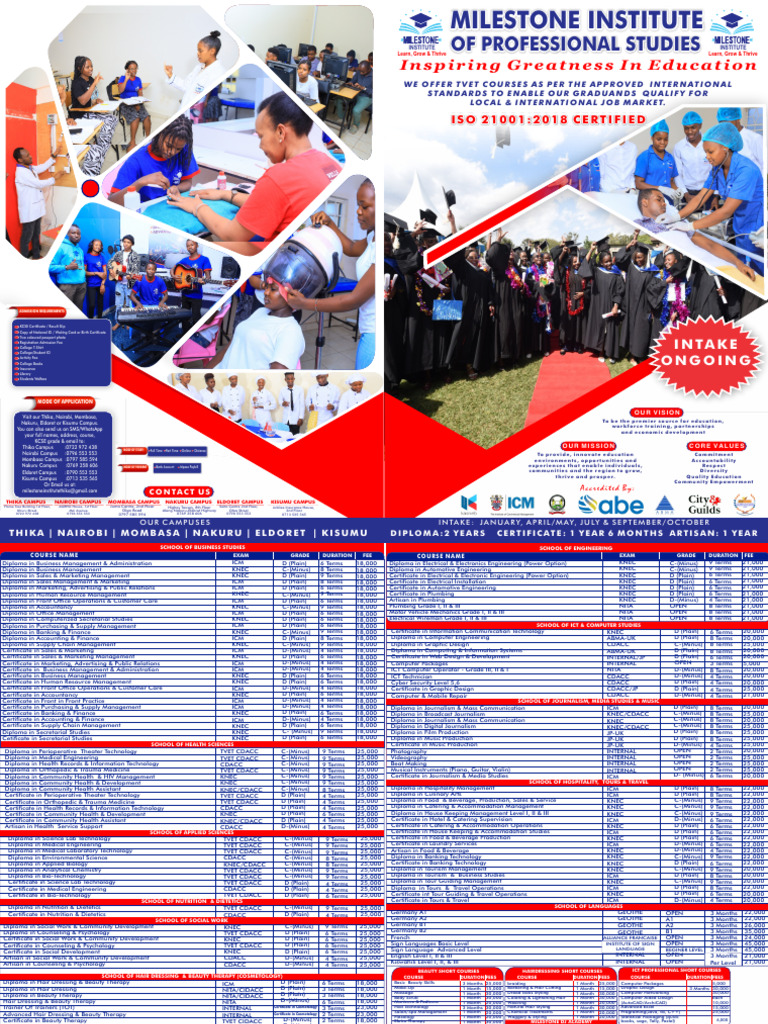 Milestone Brochure Final | PDF