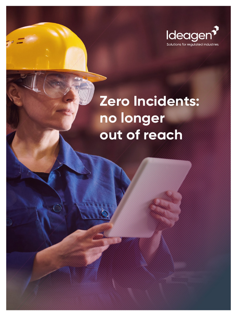 ID Ebook Zero Incident No Longer Out of Reach | PDF | Risk ...