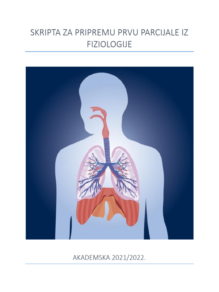 Prva Parcijala Iz Fiziologije 1 | PDF