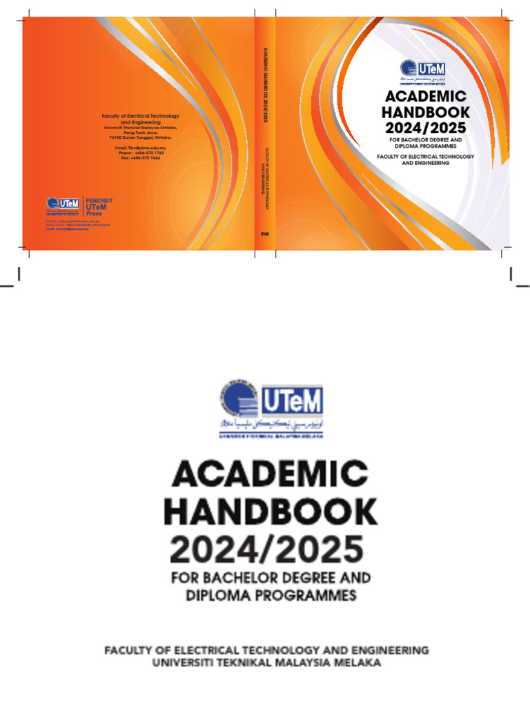 Academic Handbook 2024/2025 FTKE | PDF | Master's Degree | Academic Degree