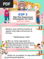 Grade 3 Esp Unit 2 Aralin 5 7 | PDF
