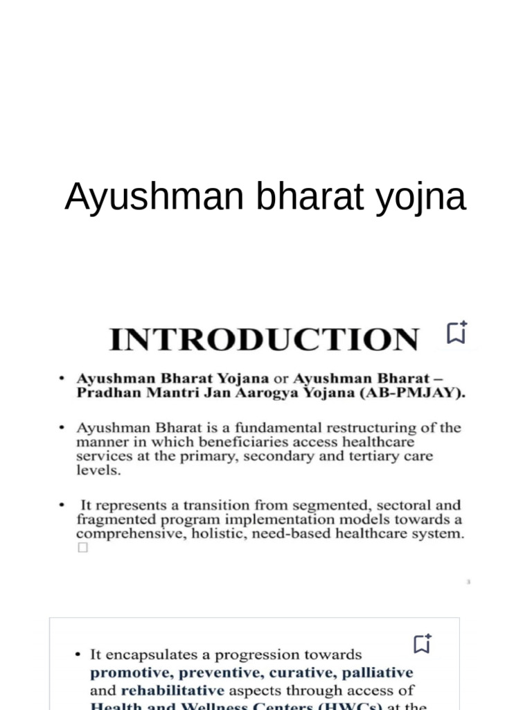 Ayushman Bharat Yojna | PDF
