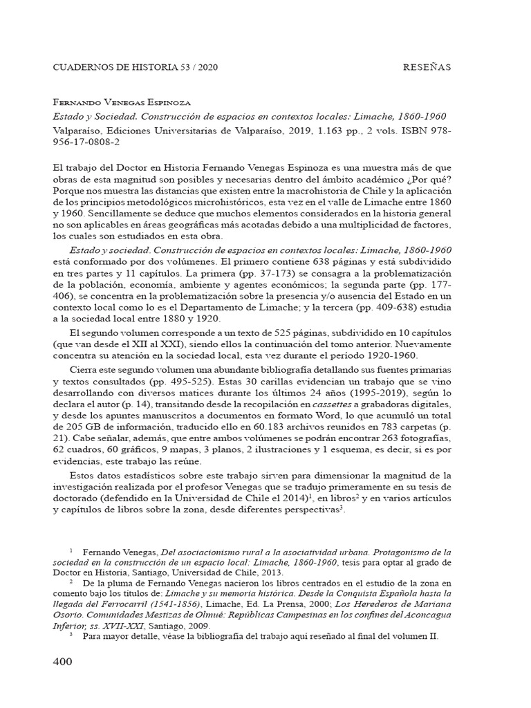 Historia Local de Limache, 1860-1960 | PDF | Conservatismo | Agricultura