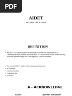 AIDET: Patient Introduction Techniques | PDF