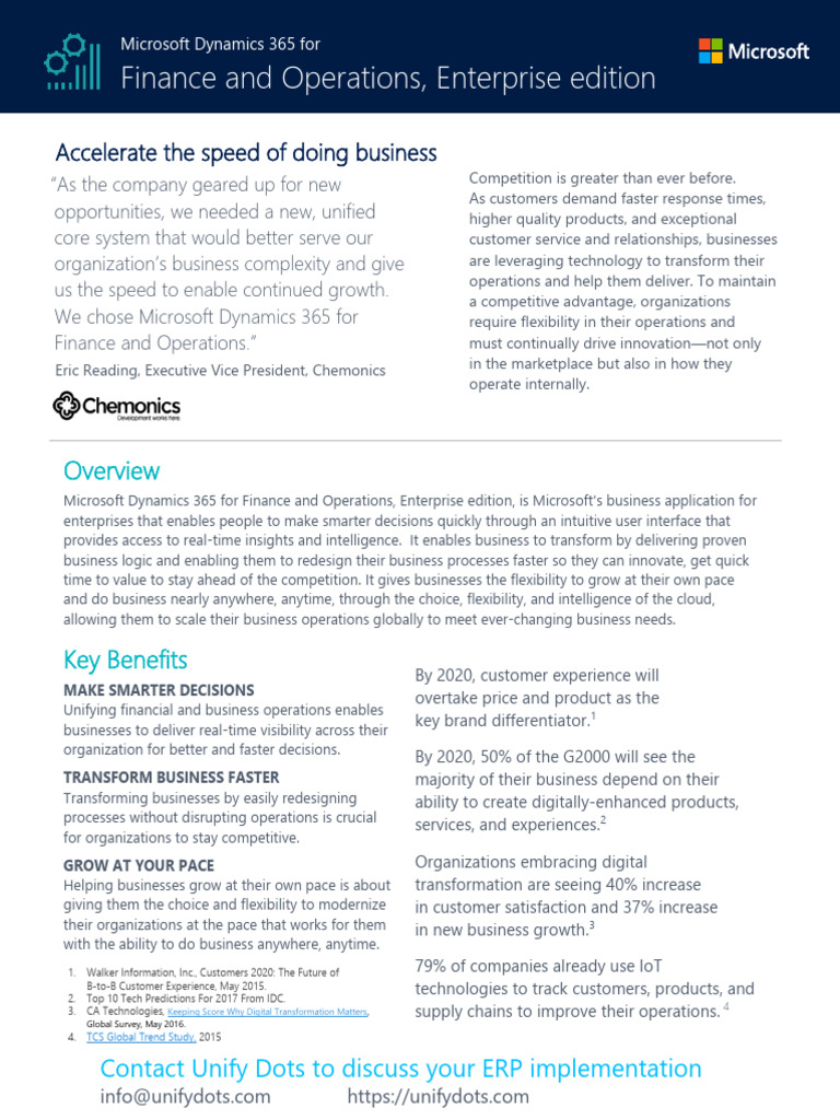 Microsoft Dynamics 365 for Finance Operations | PDF | Inventory ...