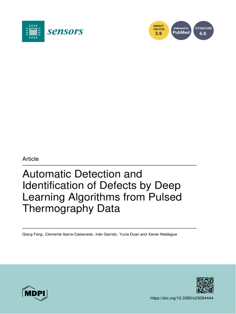 Automatic Detection and Identification of Defects by Deep Learning ...