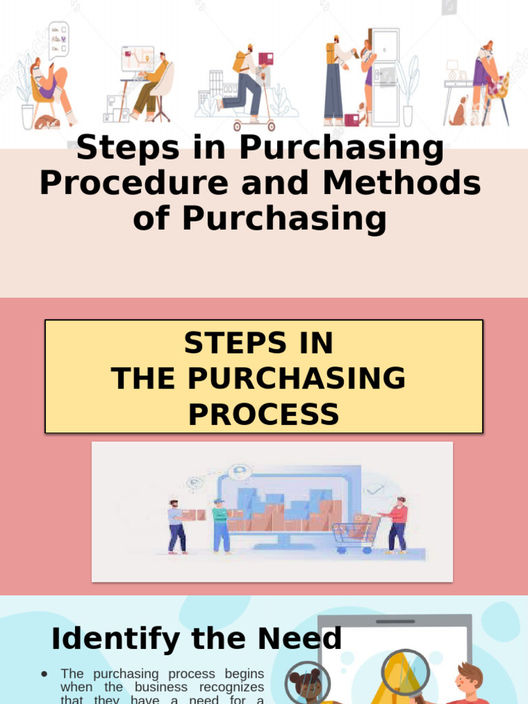 P&OM Steps and Methods of Purchasing | PDF | Procurement | Business
