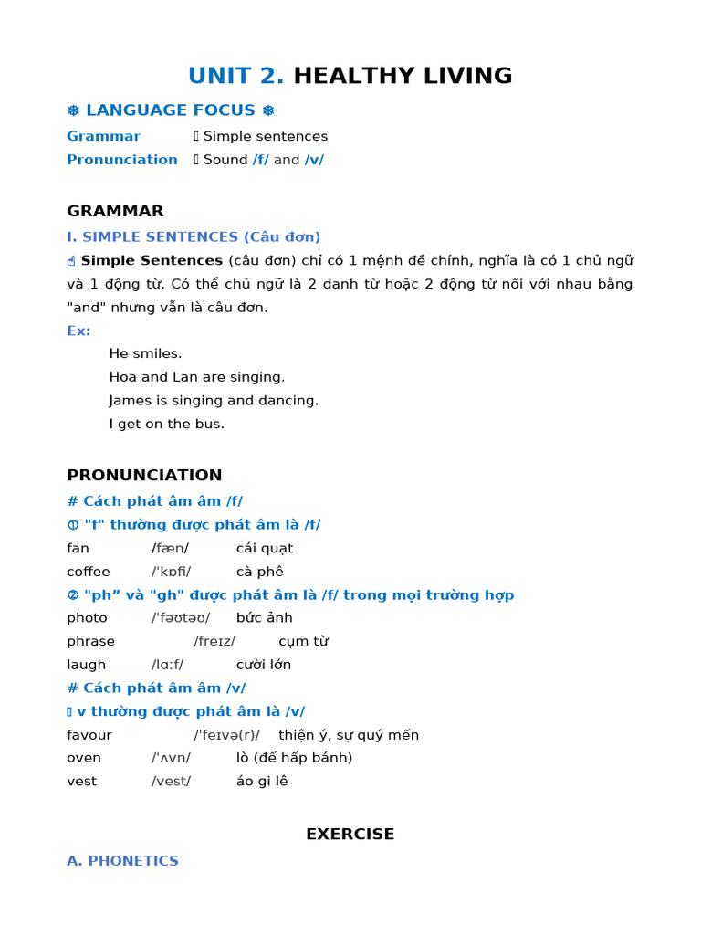 [GRADE 7] UNIT 2_REVISION | PDF