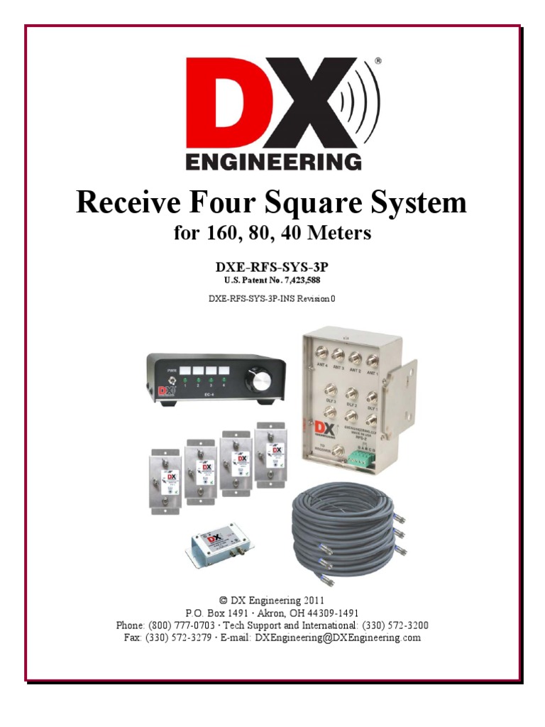 4 Square | PDF | Antenna (Radio) | Coaxial Cable