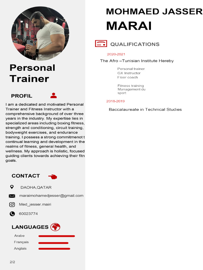 CV Jesser Marahi Version Finale-2 | PDF