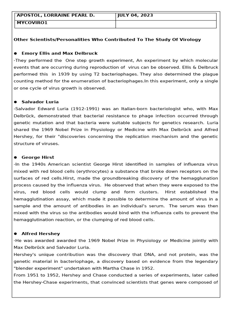 MYCOVIRO act | PDF | Bacteriophage | Virus