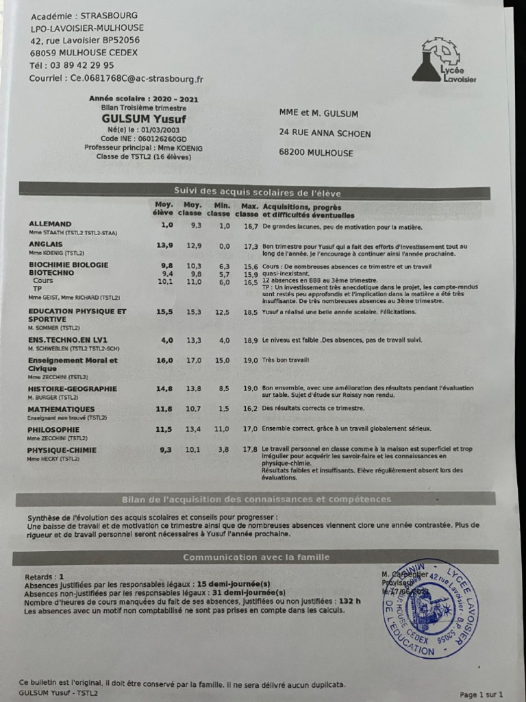 Diploma Denklik Yusuf Gulsum | PDF