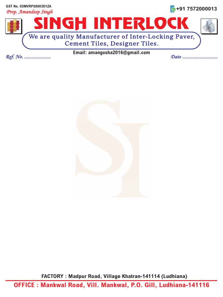 Singh Interlock V Card 2022 | PDF