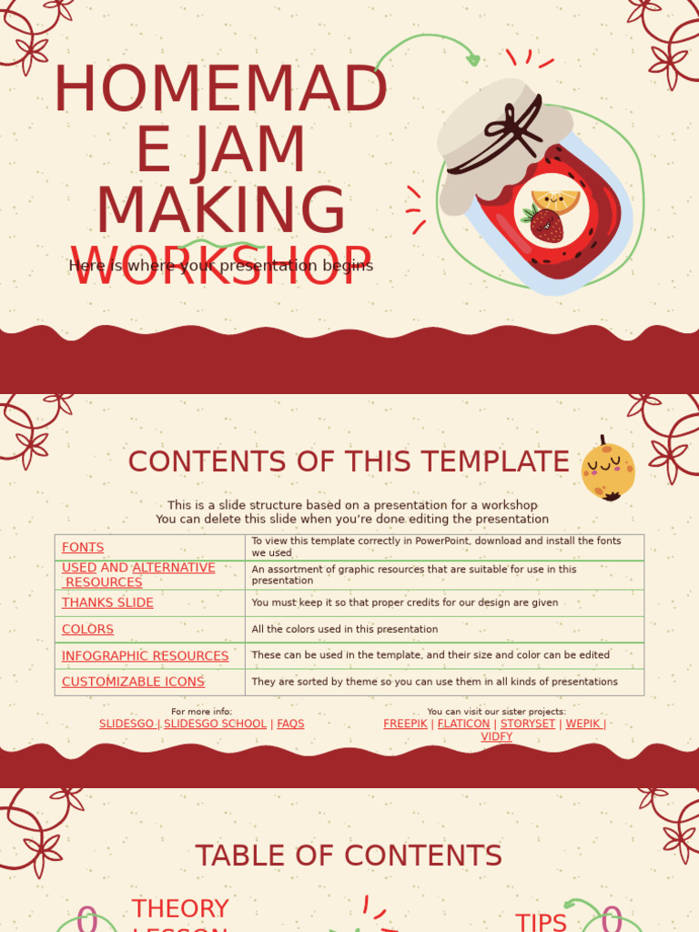 Jam Making Workshop Guide | PDF | Planets | Sun