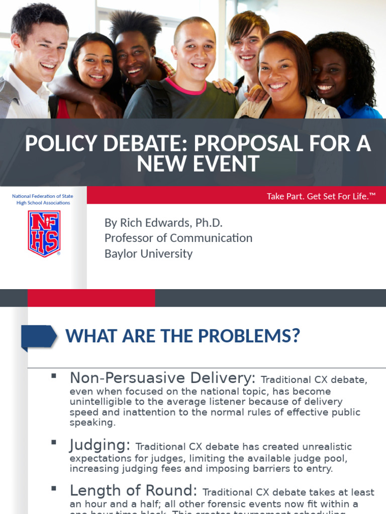 Policy Debate - A New Event | PDF